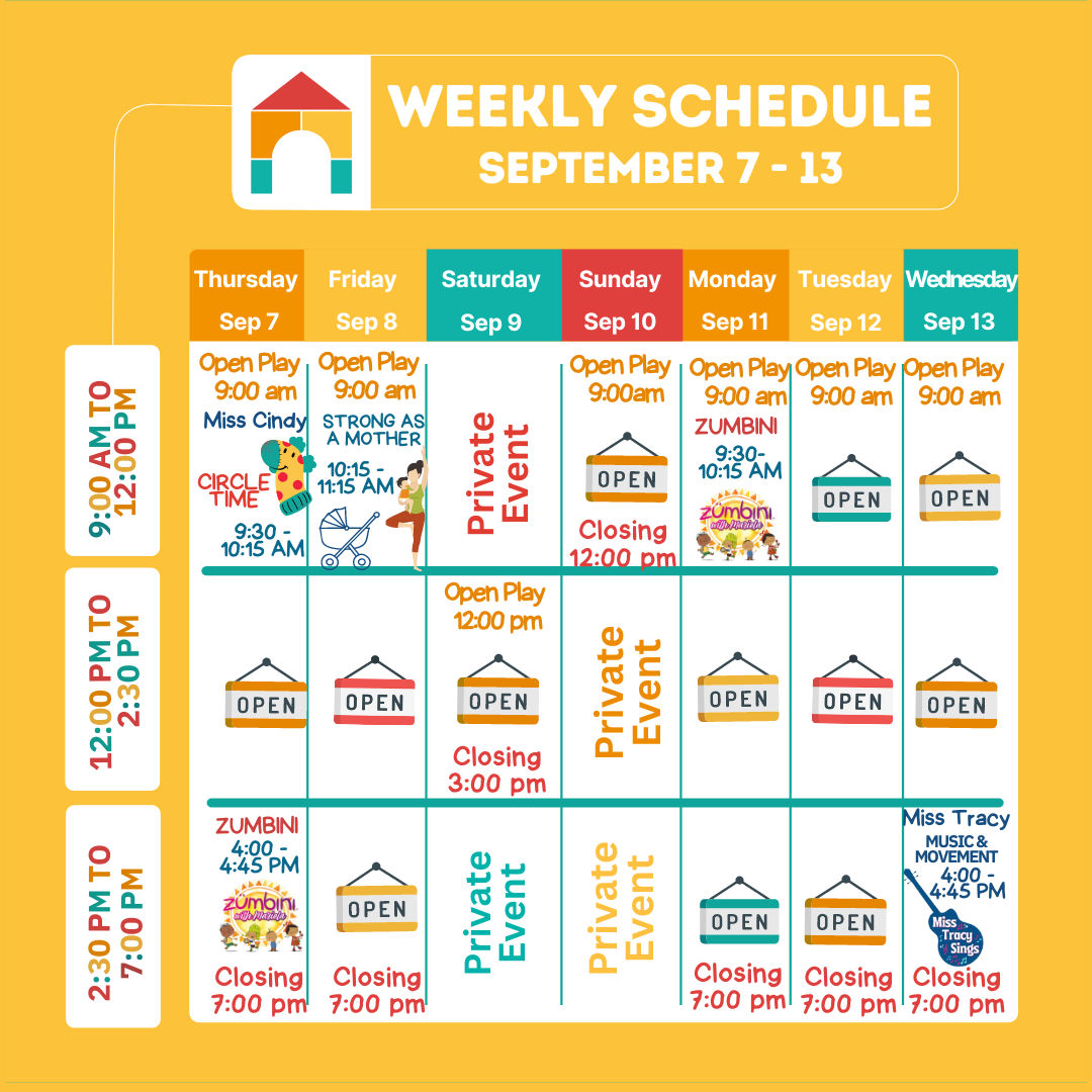 Events - Kids Hideout, best indoor playground in South Florida where ...