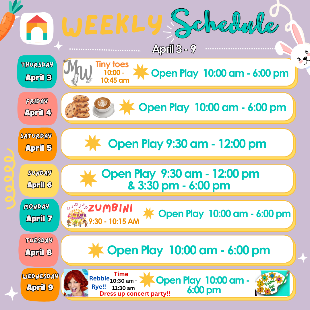 Events - Kids Hideout, best indoor playground in South Florida where ...